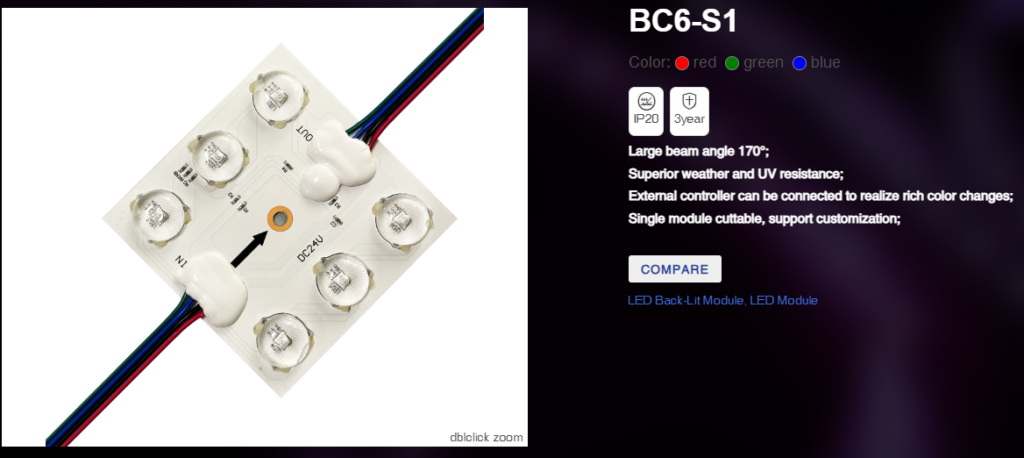 Digital Product + SPI Control, Chery Store Lighting Project — BlueViewLED.com