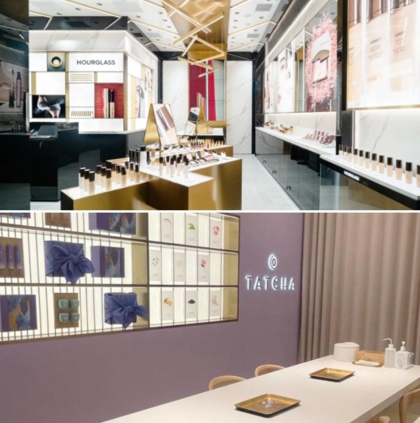 Cosmetics Store Lighting Project at Raffles City Shanghai — BlueViewLED.com